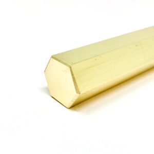 .25" C360 Brass Hex F.C. Half Hard - Alcobra Metals