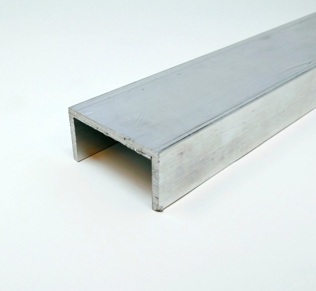 Architectural Aluminum Channel - 6063-T52 Aluminum - Alcobra Metals